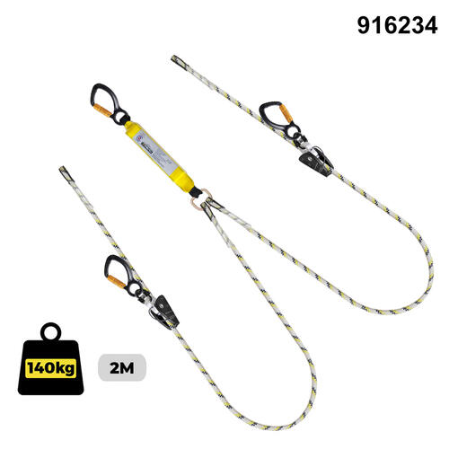 Kernmantle Rope Sharp Edge Double Adjust Aluminum T/A Snap Hooks | Austlift