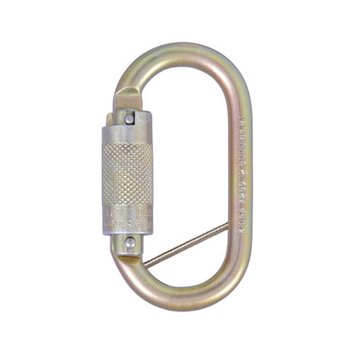 Karabiner Steel Quarter Turn Locking Gate Opening 17mm Captive Pin ...