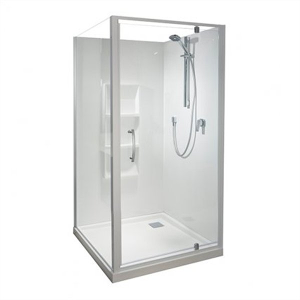 Athena Amara Square Shower - Rear Waste | 900 x 900mm