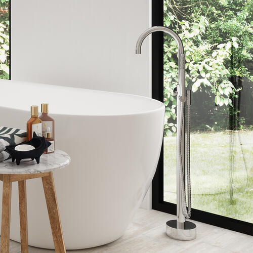 Elementi Uno Floorstanding Bath Filler with Hand Shower