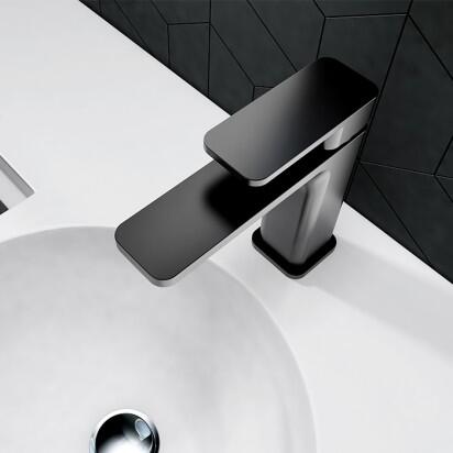 Elementi Neo Basin Mixer - Chrome, Nickel, Black & Gun Metal