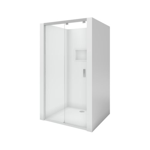 Atlantis Hydra Shower Alcove Flat Wall Sliding Door