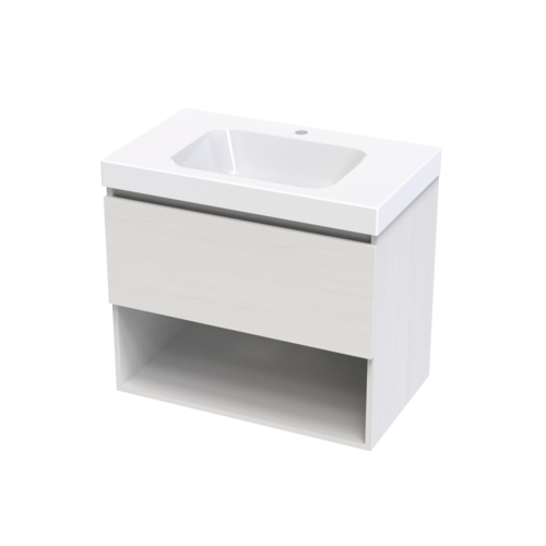 Athena Amara Vanity - Wall Hung, Open Drawer