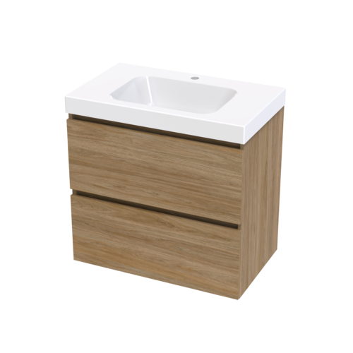 Athena Amara Vanity - Wall Hung with Double Drawer