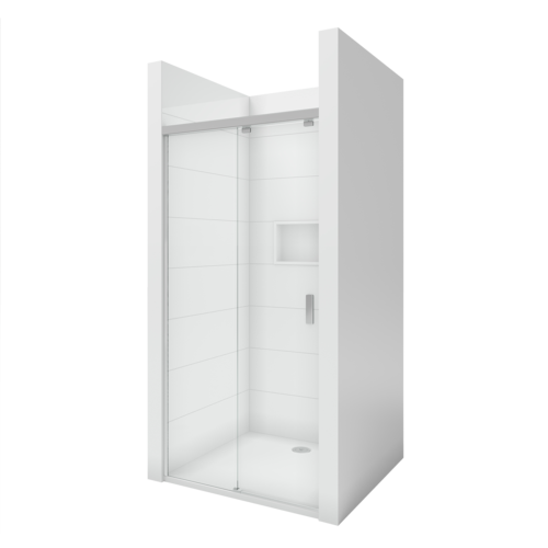 Atlantis Hydra Shower Alcove Ellure Wall Sliding Door