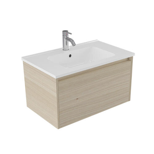 Elementi Wall Hung Novara Vanity - 760mm | Polymarble Top