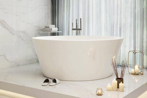 Kohler Evok 2.0 Seamless Round Freestanding Bath - 1500mm