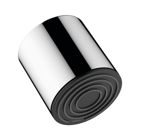 Hansgrohe Pulsify S Overhead Shower | Chrome, White & Black