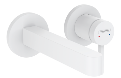 Hansgrohe Finoris Basin Mixer Wall Mounted - Matt White
