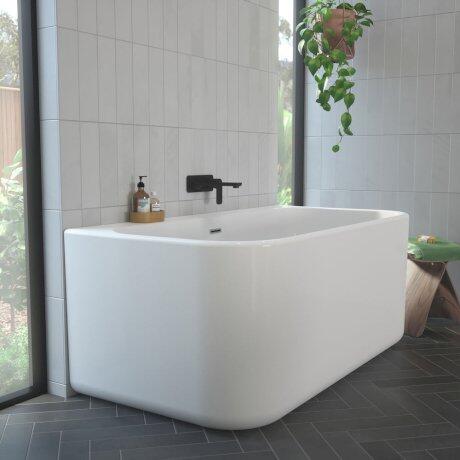 Luna 1400 Back to Wall Bath - 1400mm x 722mm