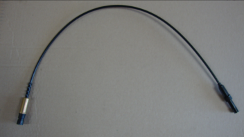 Sanit Cistern Cable - 560mm - Black & Red