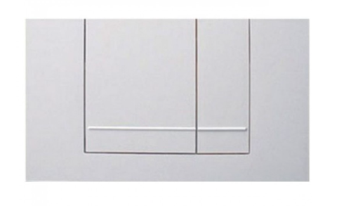 Sanit Push Panel - Dual Flush and Chrome Finish