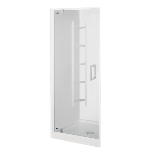 Englefield Topaz II Alcove Shower - Corner Contour Plus Wall