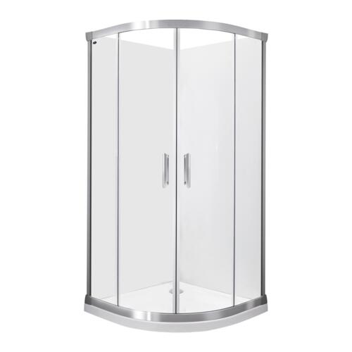 Englefield Topaz II Round Sliding Shower - Rear Waste