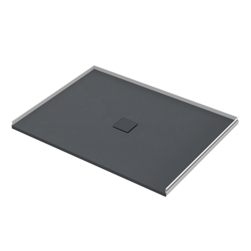 Athena Slateforma Shower Tray Alcove - Centre Waste, 900x1200mm