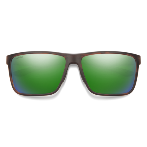 Smith Riptide Matte Tortoise - ChromaPop Glass Green Mirror Polarized ...
