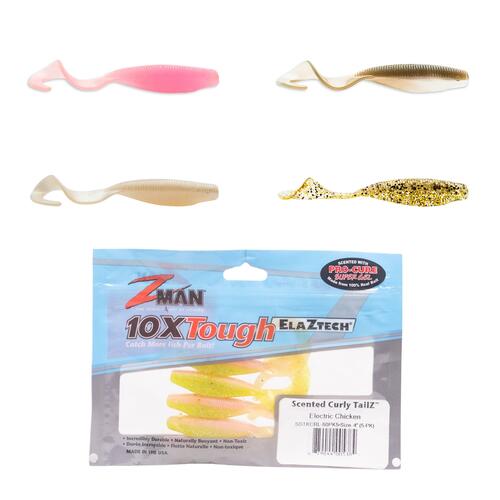 Z-Man 4 Inch Scented Curly TailZ Soft Bait Lure | Land & Sea NZ