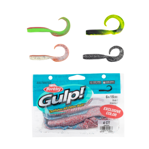 Berkley Gulp! 6 Inch Grub Softbait | Land & Sea NZ