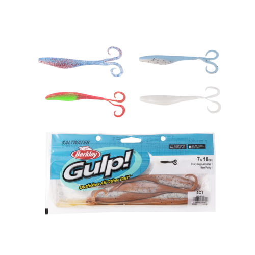 Berkley Gulp! 7 Inch Crazy Legs Jerk Shad Softbait | Land & Sea NZ