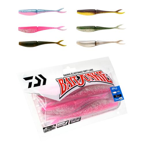 Daiwa Baitjunkie Softbait 7 Inch Jerkshad - Smashed Kina | Land & Sea NZ