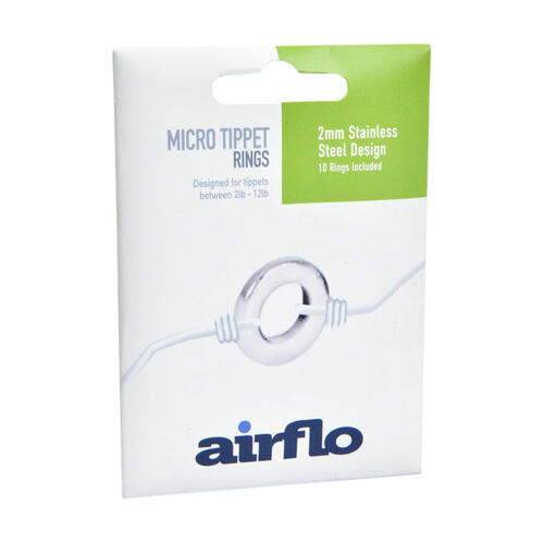 Airflo Micro Tippet Rings - 10pk | Fly Fishing Accessories | Land & Sea NZ