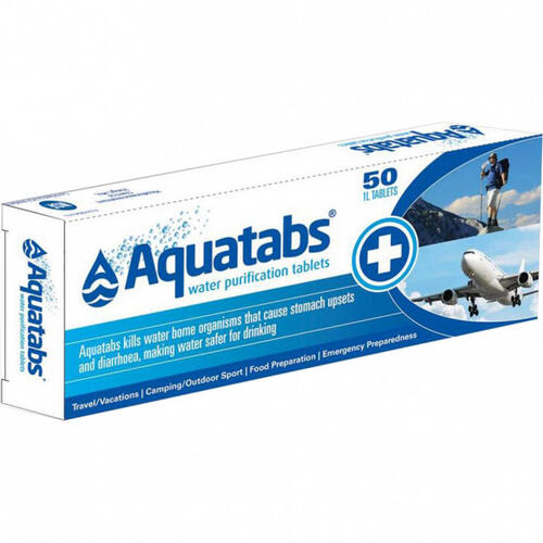 Aquatabs Purification Tablets (50 tabs) | Land & Sea NZ