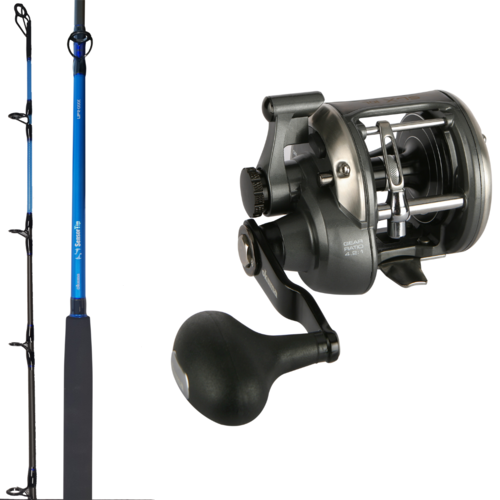 Okuma SLX 15L Boat Reel Lever Drag Level Wind - Sensortip Charter ...