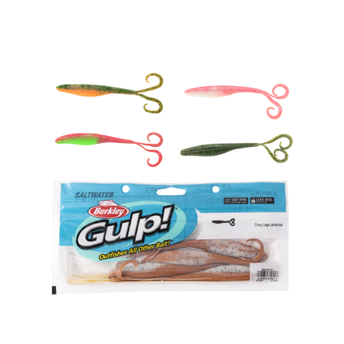 Berkley Gulp! 5 Inch Crazy Legs Jerk Shad Softbait | Land & Sea NZ