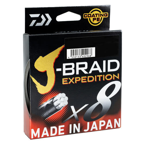 Daiwa J-Braid Expedition X8 Braid 300m Multi Colour | Land & Sea NZ