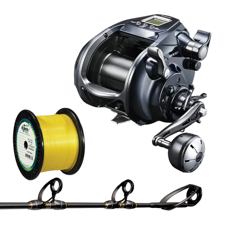 Shimano Forcemaster 9000 A Electric Reel - Status Bluewater 5'6" 2pc ...