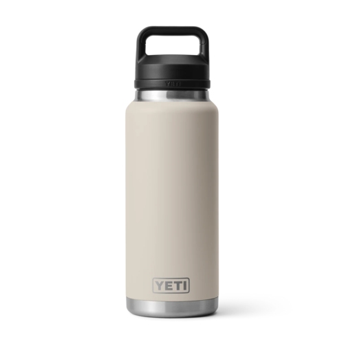 YETI Rambler 36 oz Bottle with Chug Caps - Cape Taupe | Land & Sea NZ