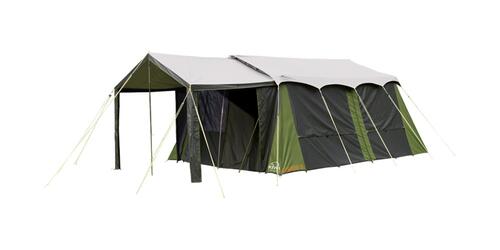 Kiwi Camping Kakapo 8 Person Canvas Family Tent Extra Fly | Land & Sea NZ