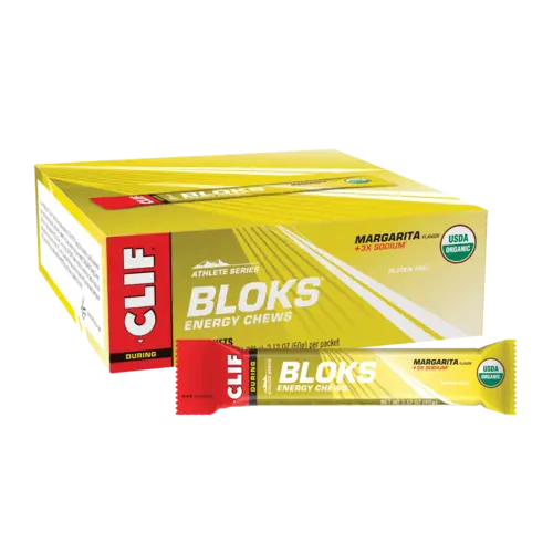 CLIF Box of 18 Bloks Energy Chews | Margarita with Sodium | Land & Sea NZ