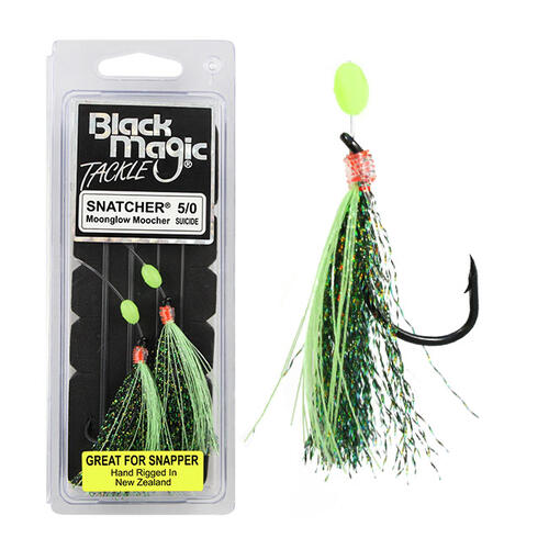 Black Magic Snatcher Flasher Rig - Moonglow Moocher | Land & Sea
