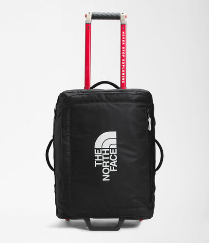 The North Face Base Camp Voyager 21" Roller - TNF Black / TNF White ...