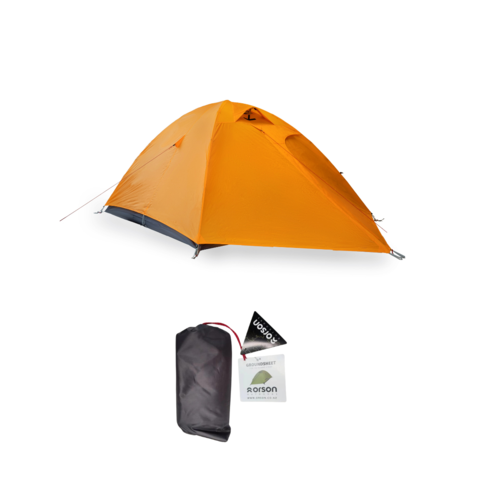 Orson Nomad 3 'All Weather' Lightweight Hiking Tent with Groundsheet ...