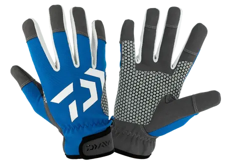 Daiwa Offshore Casting Fishing Gloves Blue | Land & Sea NZ