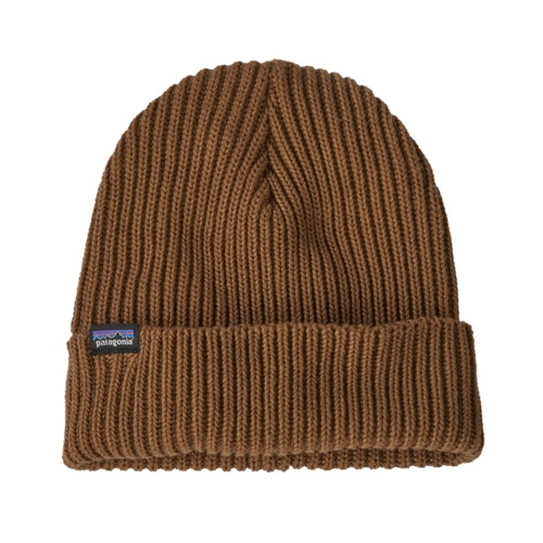 Patagonia Fishermans Rolled Beanie - Raptor Brown | Land & Sea NZ