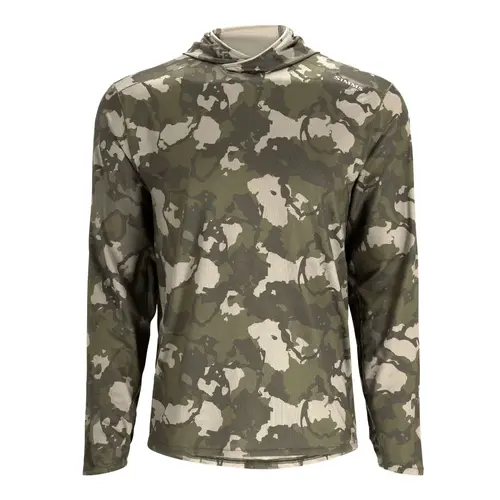 Simms Solarflex Hoody - Regiment Camo Olive Drab | Land & Sea NZ