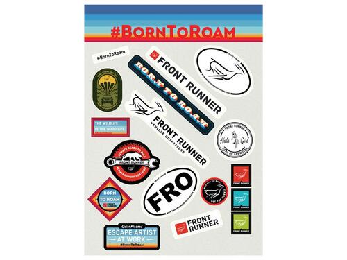 Front Runner Born To Roam Sticker Set | Land & Sea