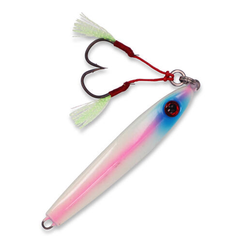 Ocean Angler Micro Weasel UV Jig - Pink / Lumo | Land & Sea