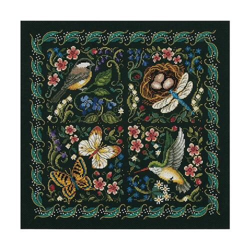Dimensions Gold Collection Cross Stitch Kit - The Finery Of Nature ...