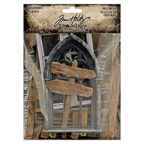 Idea-Ology Tim Holtz Baseboard Frames - Halloween (36/Pkg) | The Ribbon ...