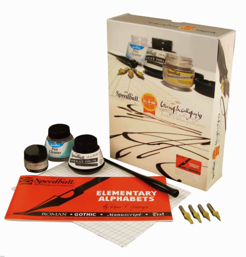 Speedball Super Value Lettering & Calligraphy Kit | The Ribbon Rose