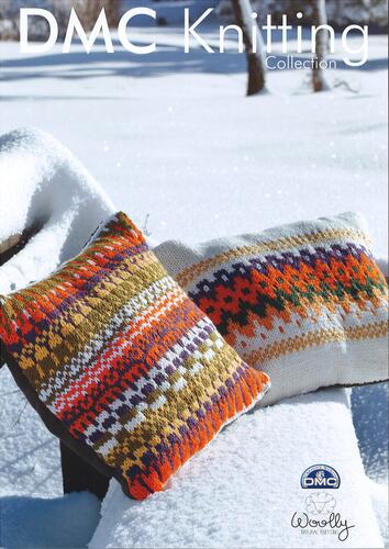 DMC Cushion Covers - Knitting Pattern | The Ribbon Rose