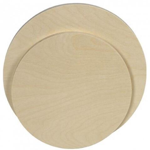 Jasart Round Artist's Wooden Board | The Ribbon Rose