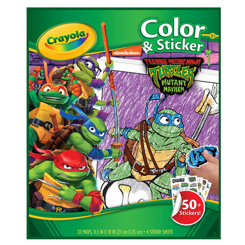 Crayola Color & Sticker TMNT | The Ribbon Rose