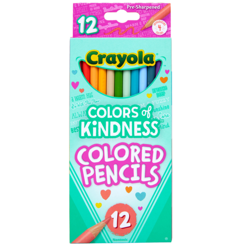 Crayola Colors of Kindness Colored Pencils 12Pk | The Ribbon Rose