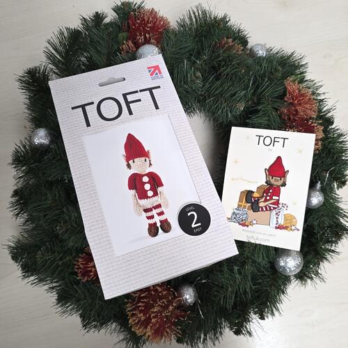 TOFT Christmas Doll Mini Elf - Ruby + Free Patch | The Ribbon Rose