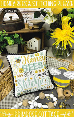 Assorted Cross Stitch Charts Primrose Cottage Honey Bees & Stitching ...